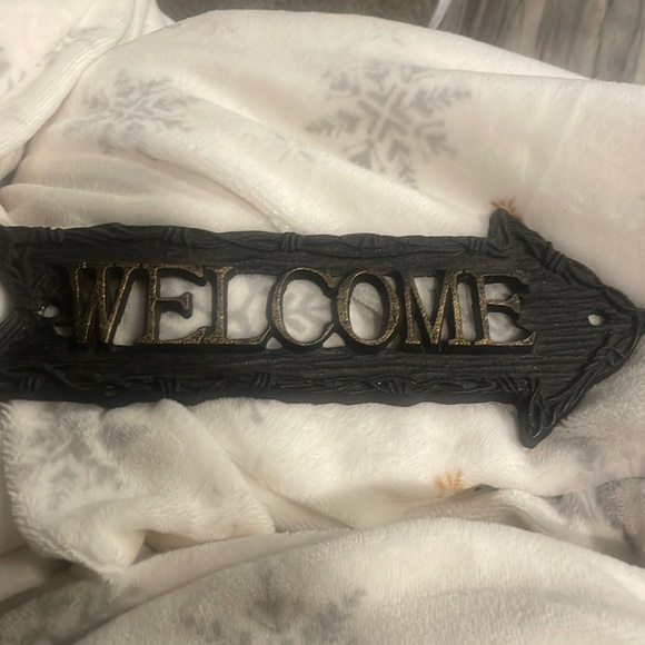 Accents | Welcome Wrought Iron Sign | Poshmark